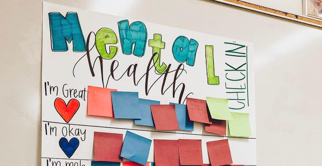 Post-Its With a Purpose: Teacher's Mental Health 'Check-in' Board Goes ...