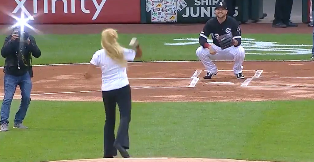 This May Be the Best Ceremonial First Pitch of All Time