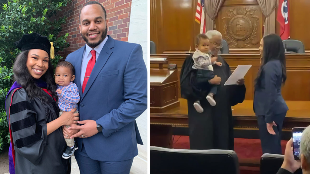 Judge Holds Baby While Swearing Law Grad Mom Into The State Bar