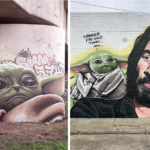 Awesome Baby Yoda Street Art Is Popping up All Over the World