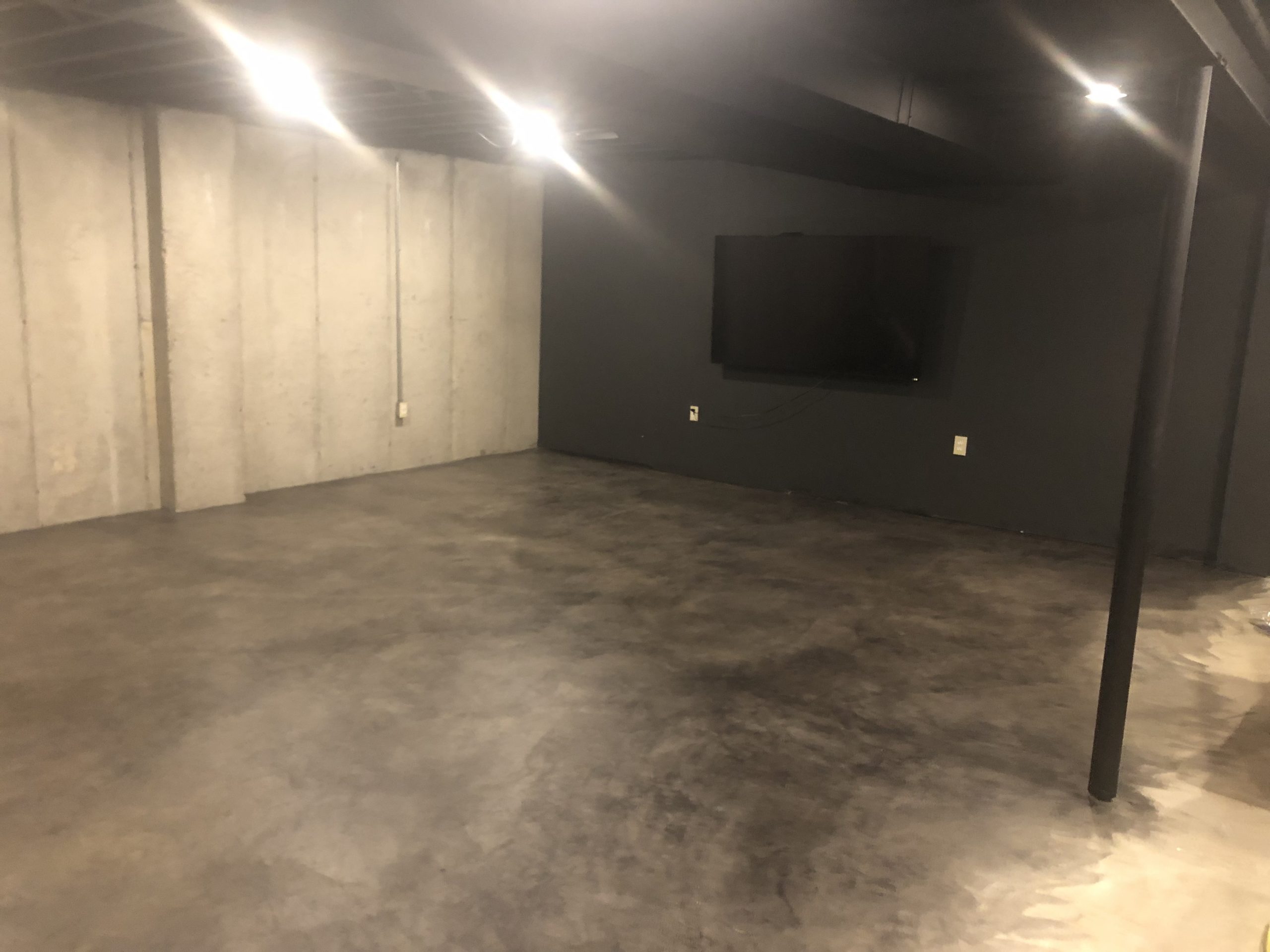 Staining Concrete Floor In Basement Flooring Tips