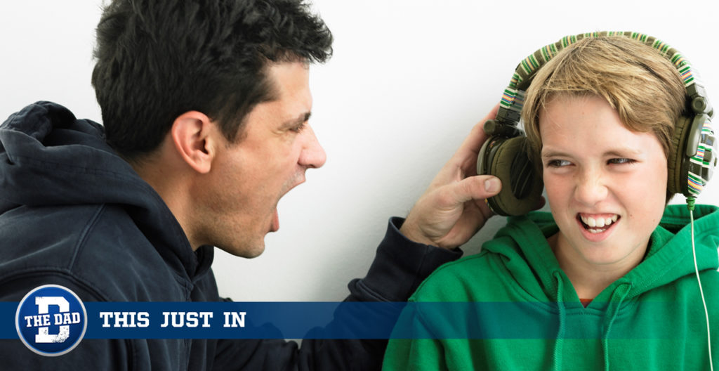 "You're Grounded!" Shouts Dad Forgetting His Kid Can't Go Anywhere Anyway