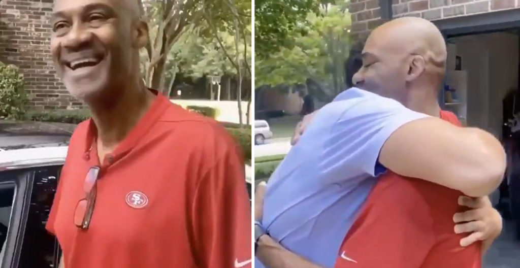 NFL's Solomon Thomas Surprises Dad With a New Tesla