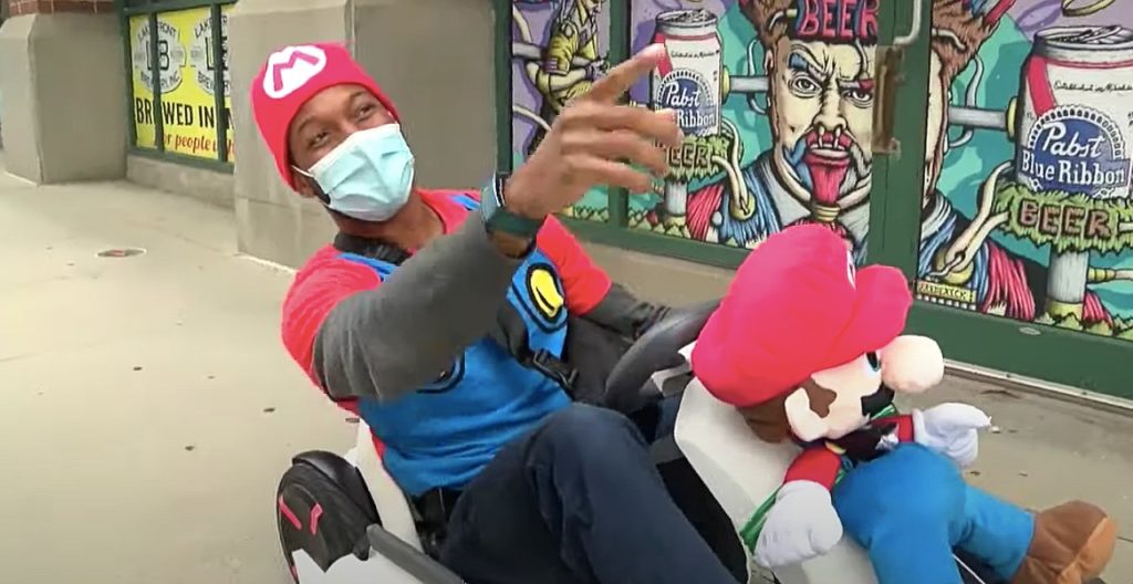 Milwaukee Mario Spreads Joy and Power-Ups Around the Country