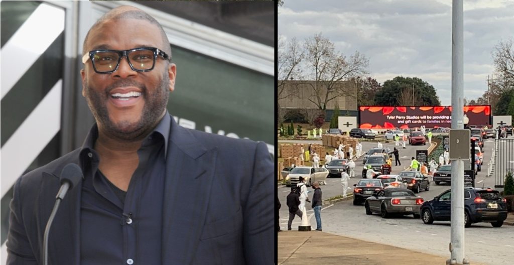 Tyler Perry Feeds 5,000 Families for Thanksgiving Giveaway