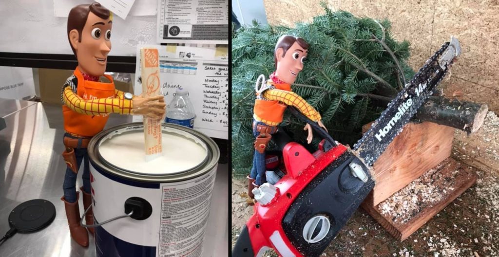 Lost Woody Toy Gets A Job Before Getting Reunited With Kid