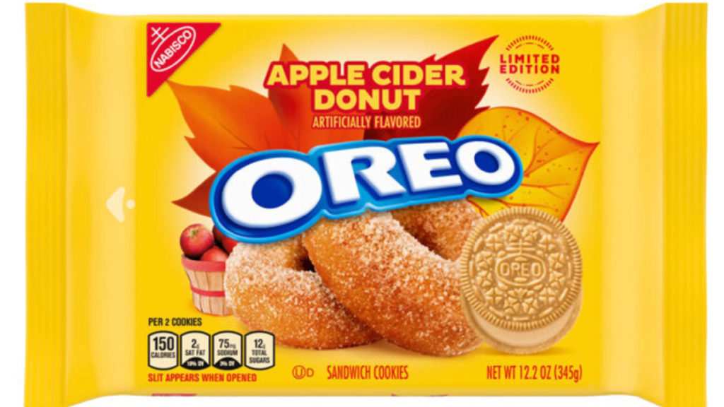 Oreo Unveils New Apple Cider Donut and Salted Caramel Brownie Flavors