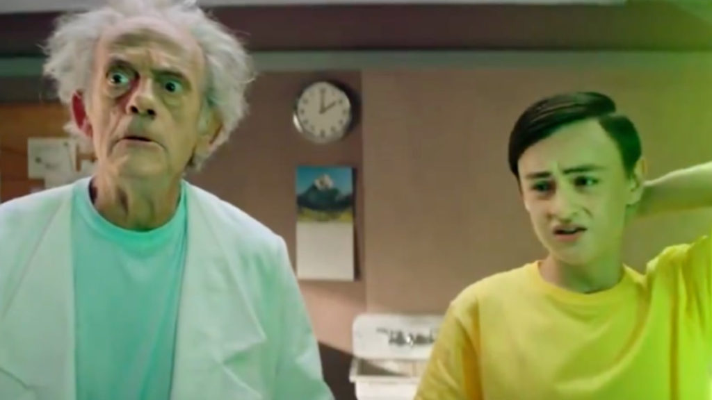 Christopher Lloyd As Rick in Live-Action “Rick and Morty” | The Dad