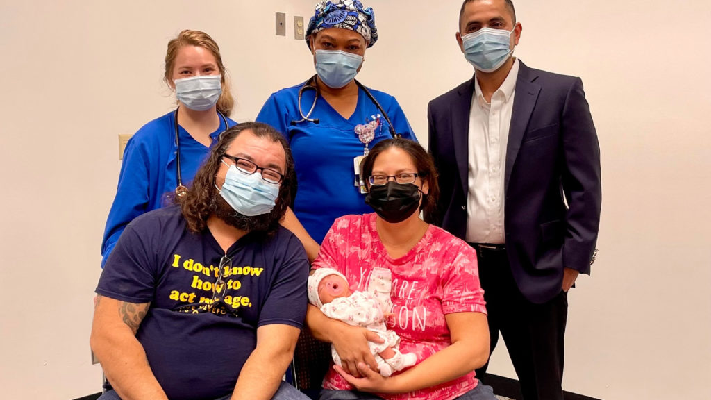 Dad Unknowingly Having a Heart Attack Gets Saved by His Newborn Daughter